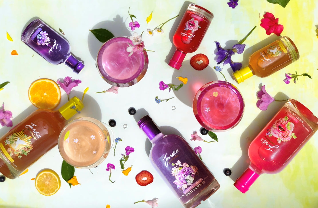 Jardin Flower Infused Mixers for Cocktails and Mocktails, Sugar Free ...